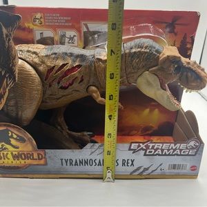Mattel | Toys | New Jurassic World Dominion Extreme Damage T Rex ...